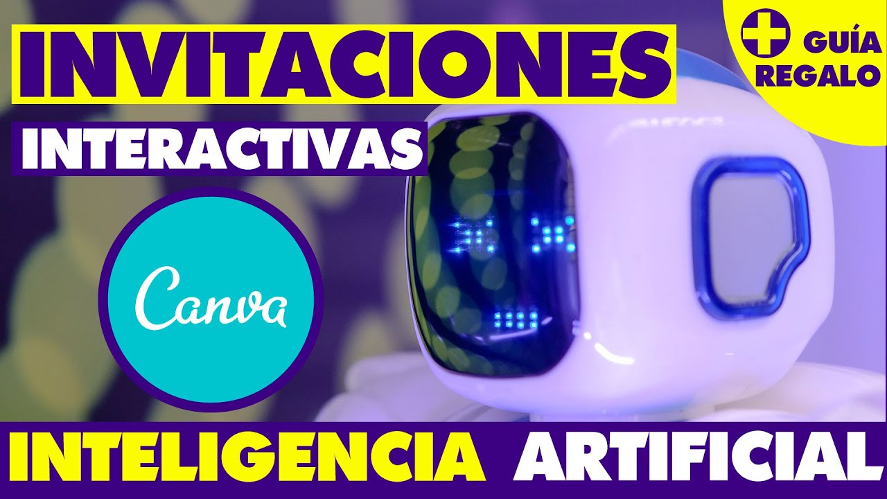 INVITACIONES Interactivas en CANVA con INTELIGENCIA ARTIFICIAL