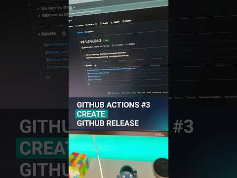 ⚡️GitHub Action #3. Create a GitHub Release #githubactions