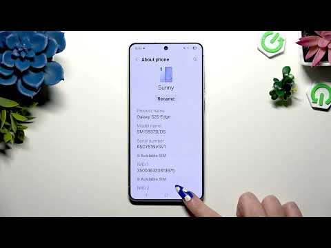 SAMSUNG Galaxy S25 Edge β How to Change Device Name