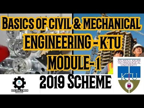 Basics Of Civil And Mechanical Engineering|KTU|Module1|2019 Scheme|Basics of civil engineering|BCME|