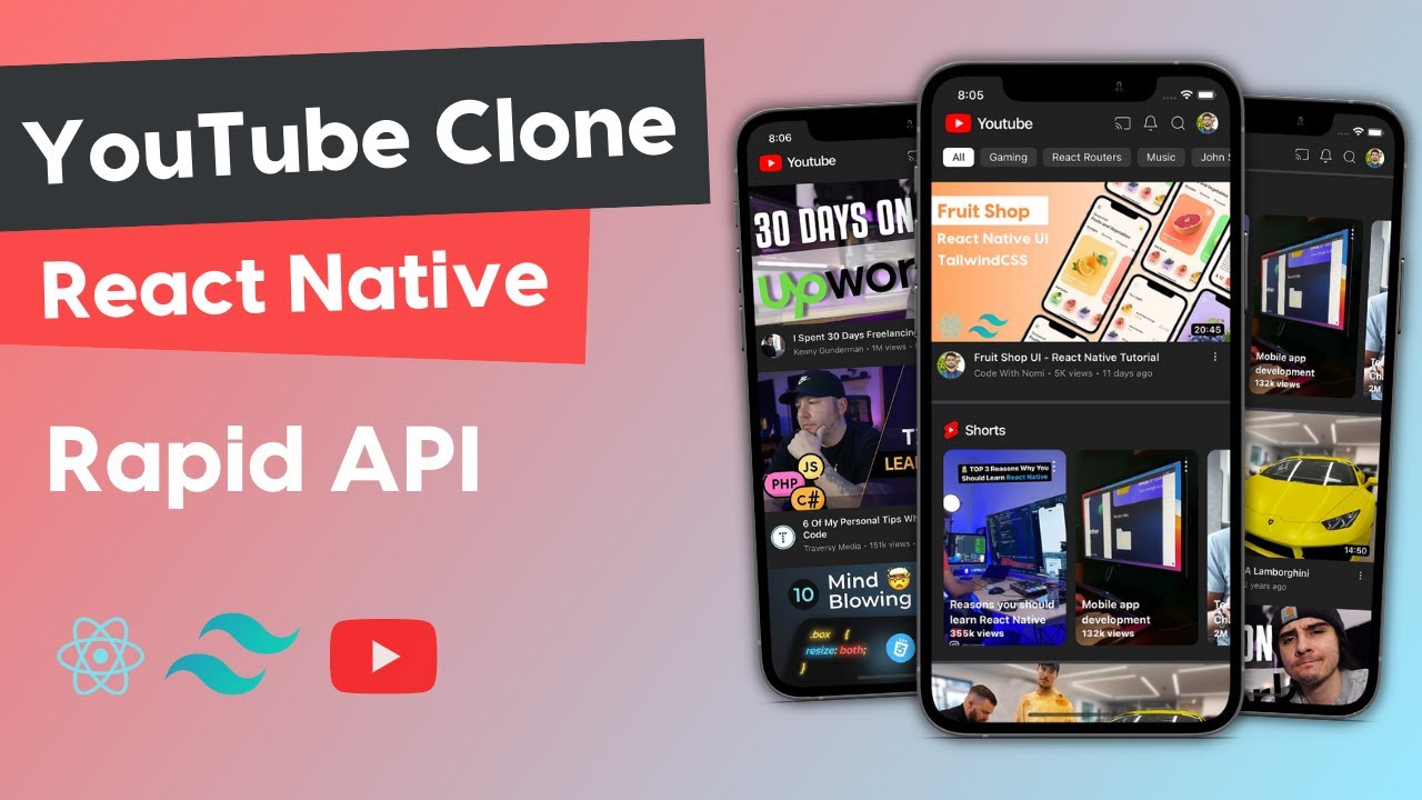 🔴 Youtube Clone #2 - React Native Tutorial