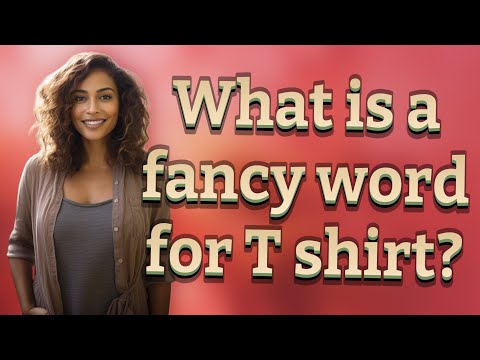 What is a fancy word for T shirt?
