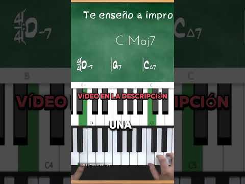 Aprende a IMPROVISAR FÁCIL #improvisation #pianolessons #pianolessonsonline #piano #tutorial