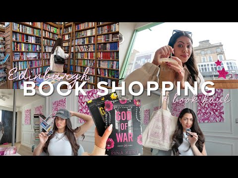 Come book shopping with me in Edinburgh 🛍️ independent bookshop haul + reading update