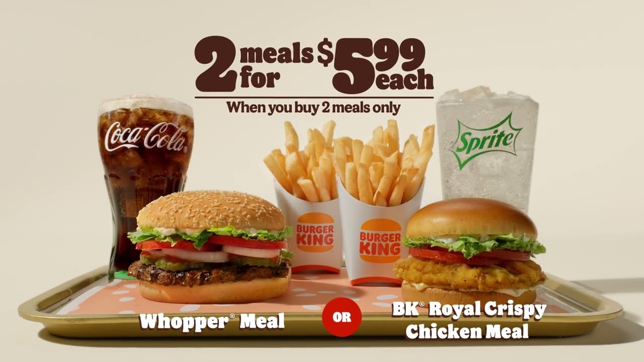 Double 'Em Up - 2 Meals for $5.99 Each