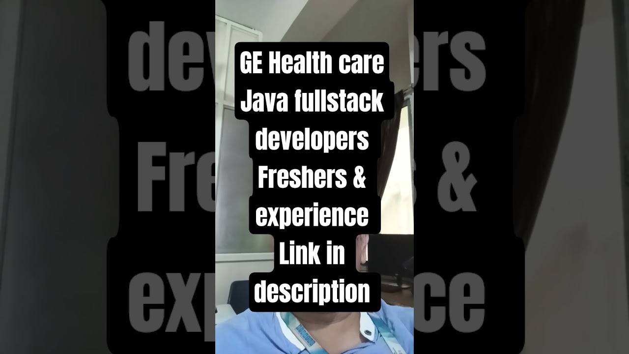 GE Healthcare Bengaluru Hiring | Java, Angular & Spring Boot Developer