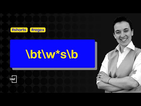 Find words that start and end with specific letters | Regex of the Day #shorts