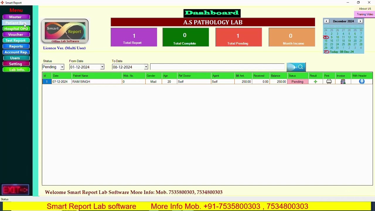 Smart Report Lab Software Offline free