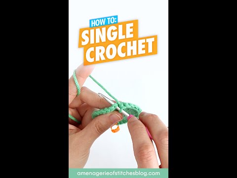 How To Single Crochet For Beginners (SC) - Amigurumi Crochet Tutorial