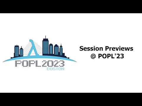 [Session Previews @ POPL'23] Types I