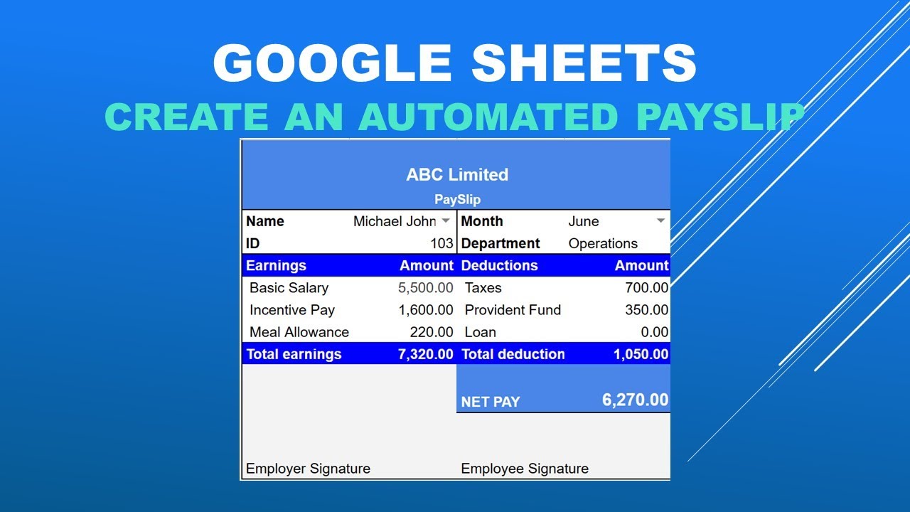 Efficient Payslip Creation in Google Sheets | Using FILTER Function for Accurate Payroll Management