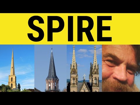 🔵 Spire Meaning Inspire Respire Spire Explained English Word Families Words with Spire