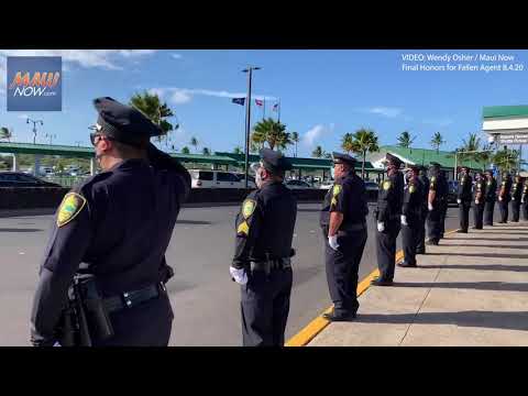 Federal Agent Honored During Final Sendoff at Kahului Airport