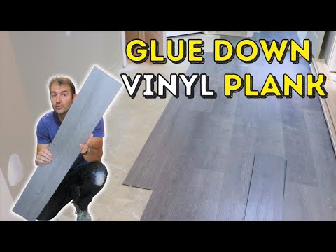 How to Install Glue Down Vinyl Plank