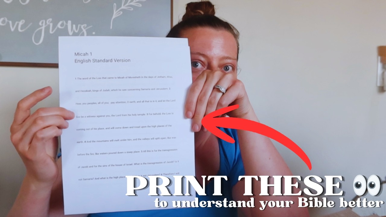 How to Print Inductive Bible Study Notes (Free & Easy)