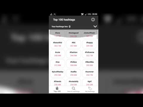 100 top hashtags like for instagram new version for android