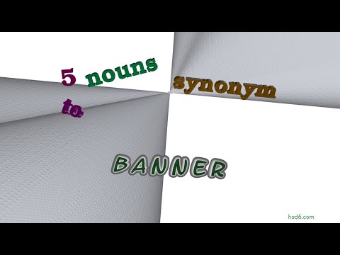 banner - 6 nouns synonym of banner (sentence examples)