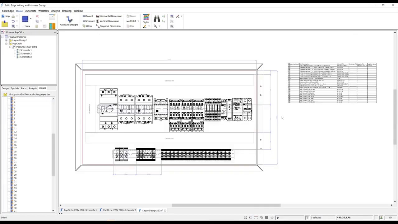 Wiring and Harness Design in Solid Edge