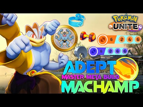 This Adept Style *MACHAMP* is too Overpowered With This Broken Cross Punch Meta Build in Master Rank