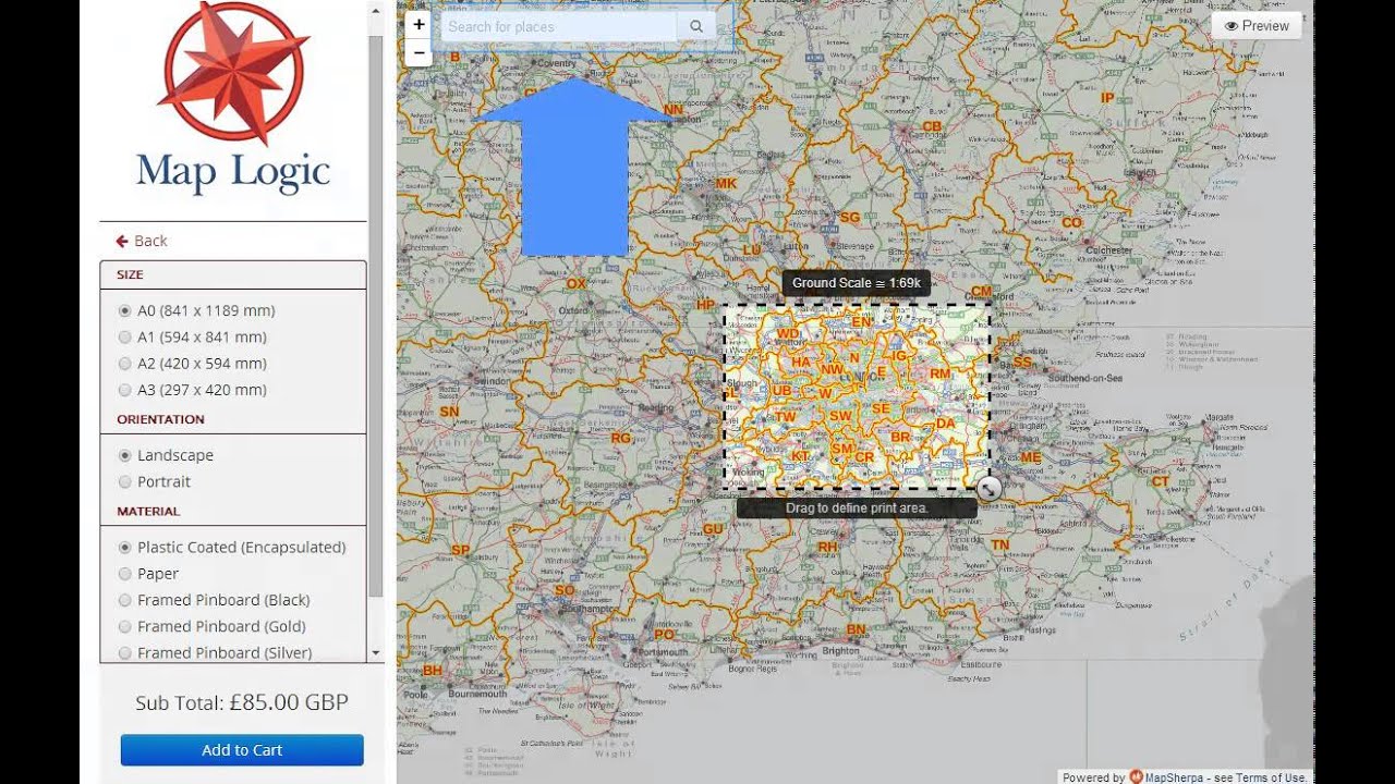 Map Logic - Postcode Maps