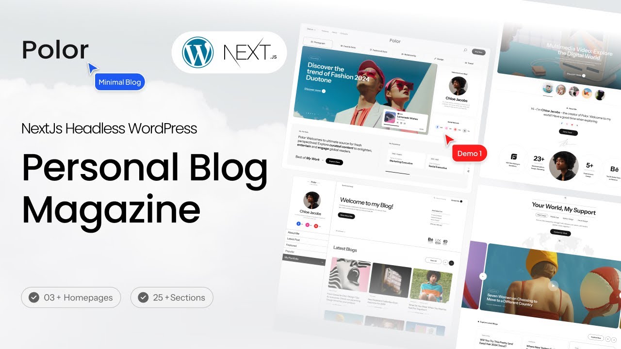 Polor Nextjs Headless WordPress CMS & Deploy To Vercel Via Github Repo.