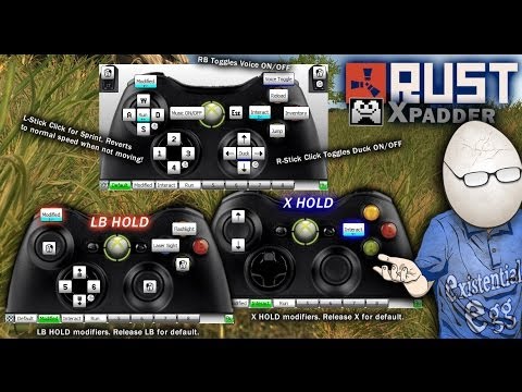Steam Community :: Video :: Rust 360 Controller Xpadder "Moar toggles ...