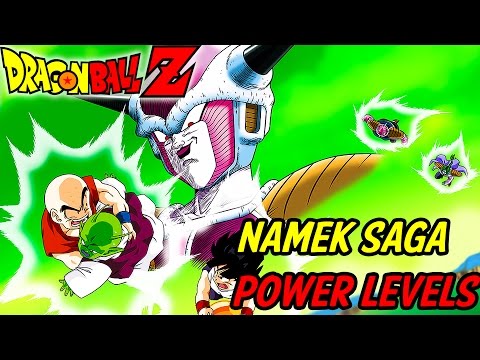 Dragon Ball Z - Namek Saga: Power Levels