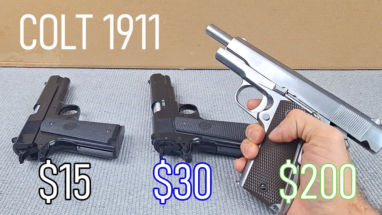 Difference between gas and spring Colt Airsoft gun