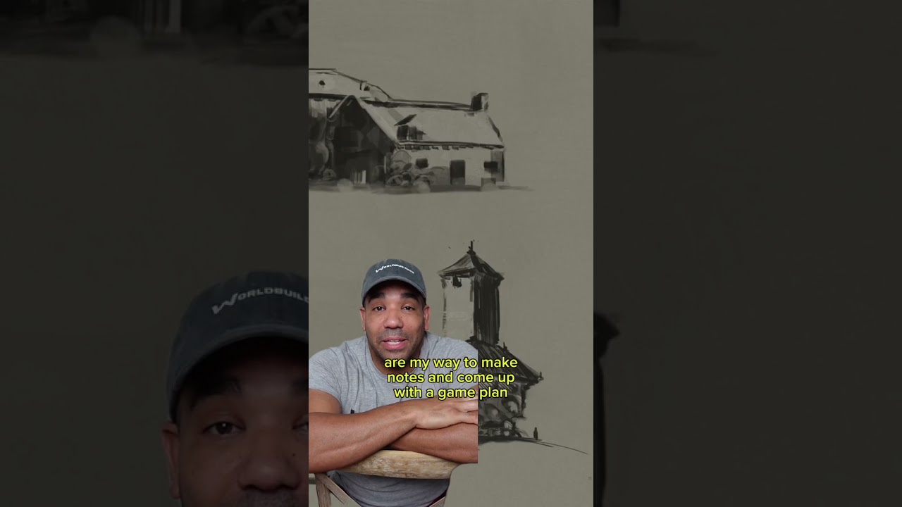 Sketching as a Concept Artist