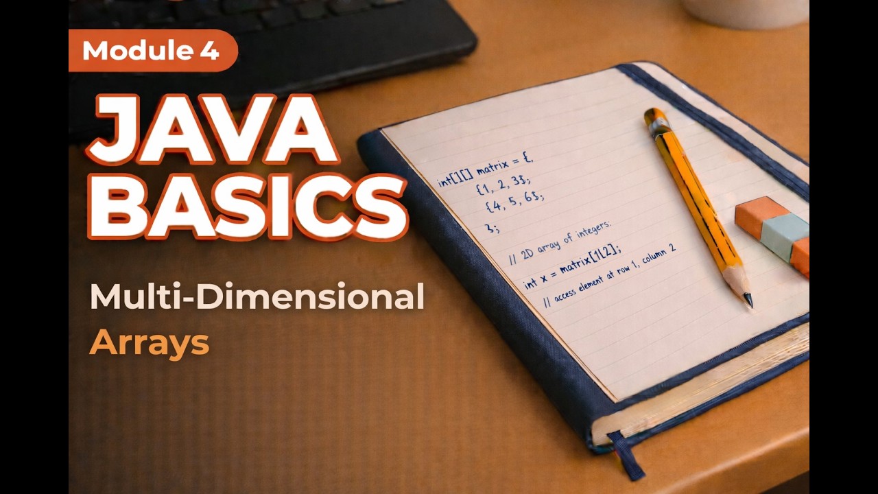 Java 2D Arrays Explained | Multi-Dimensional Arrays, Nested Loops & Real Examples