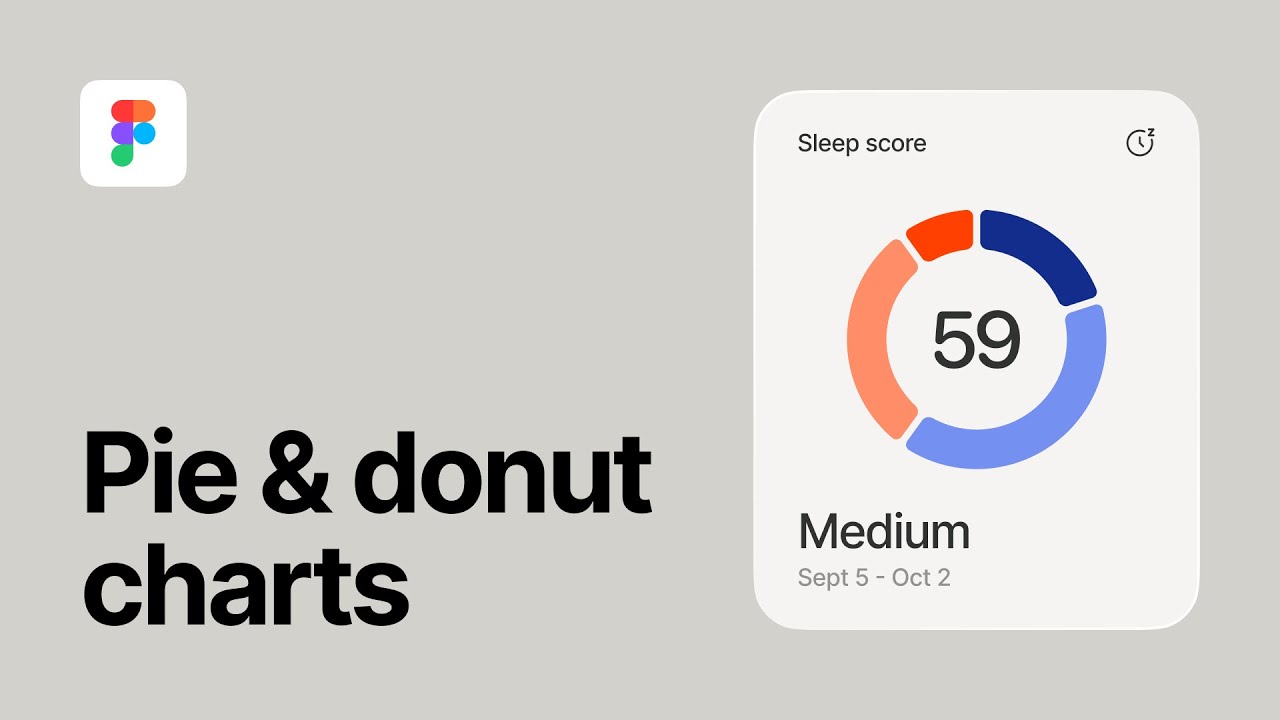 How to create custom pie and donut charts in Figma