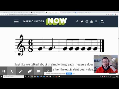 Music Theory Review - Compound Duple Meter