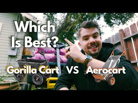 ULTIMATE Garden Cart Comparison - WORX Aerocart vs. Gorilla Cart (2+ Year Review)