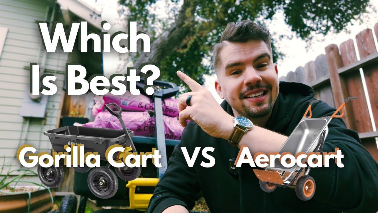 ULTIMATE Garden Cart Comparison - WORX Aerocart vs. Gorilla Cart (2+ Year Review)