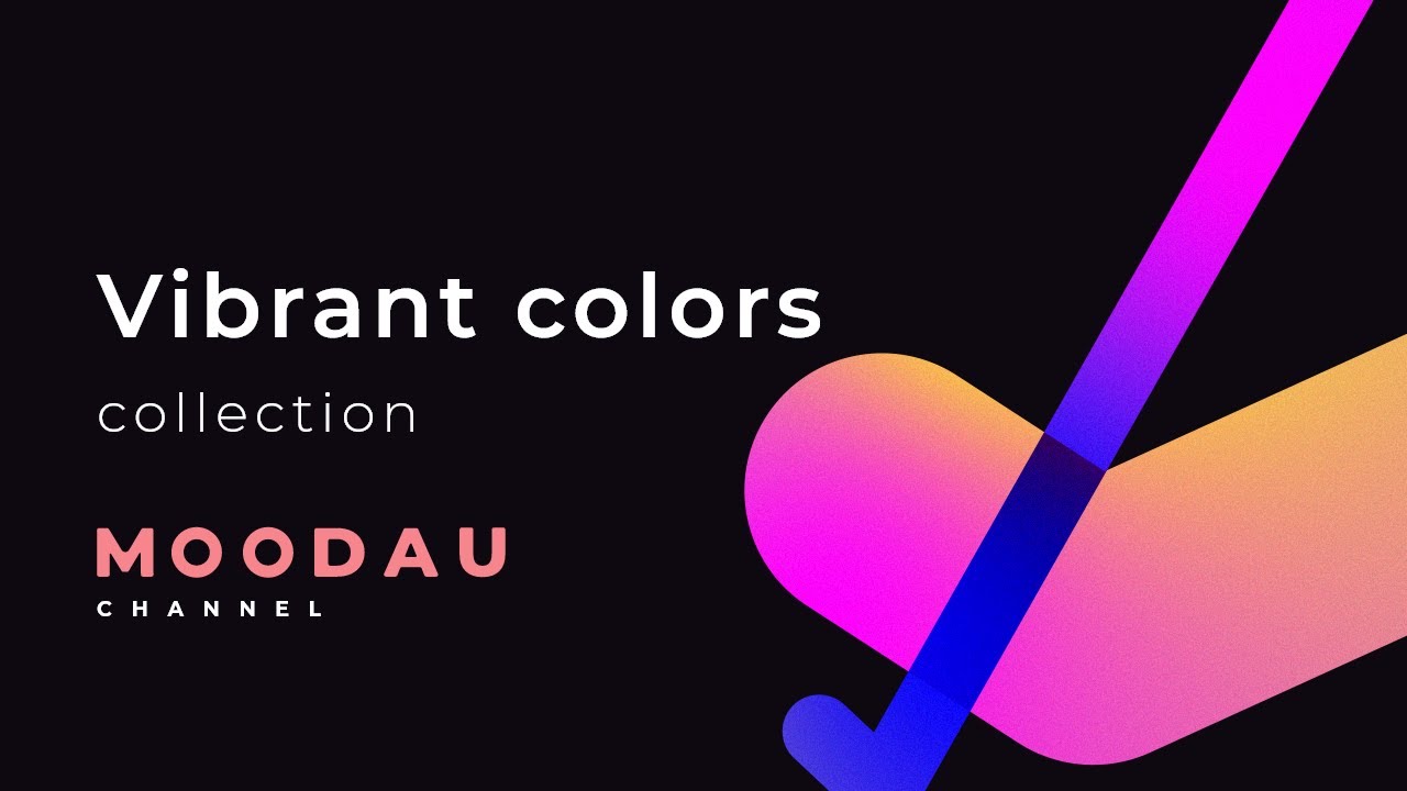 Dynamic gradient motion lines | Background video loop art | 1