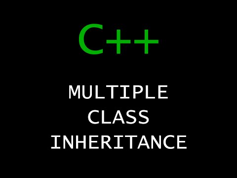 Learn C Programming Tutorial 62 Multiple Class Inheritance - Mind Luster