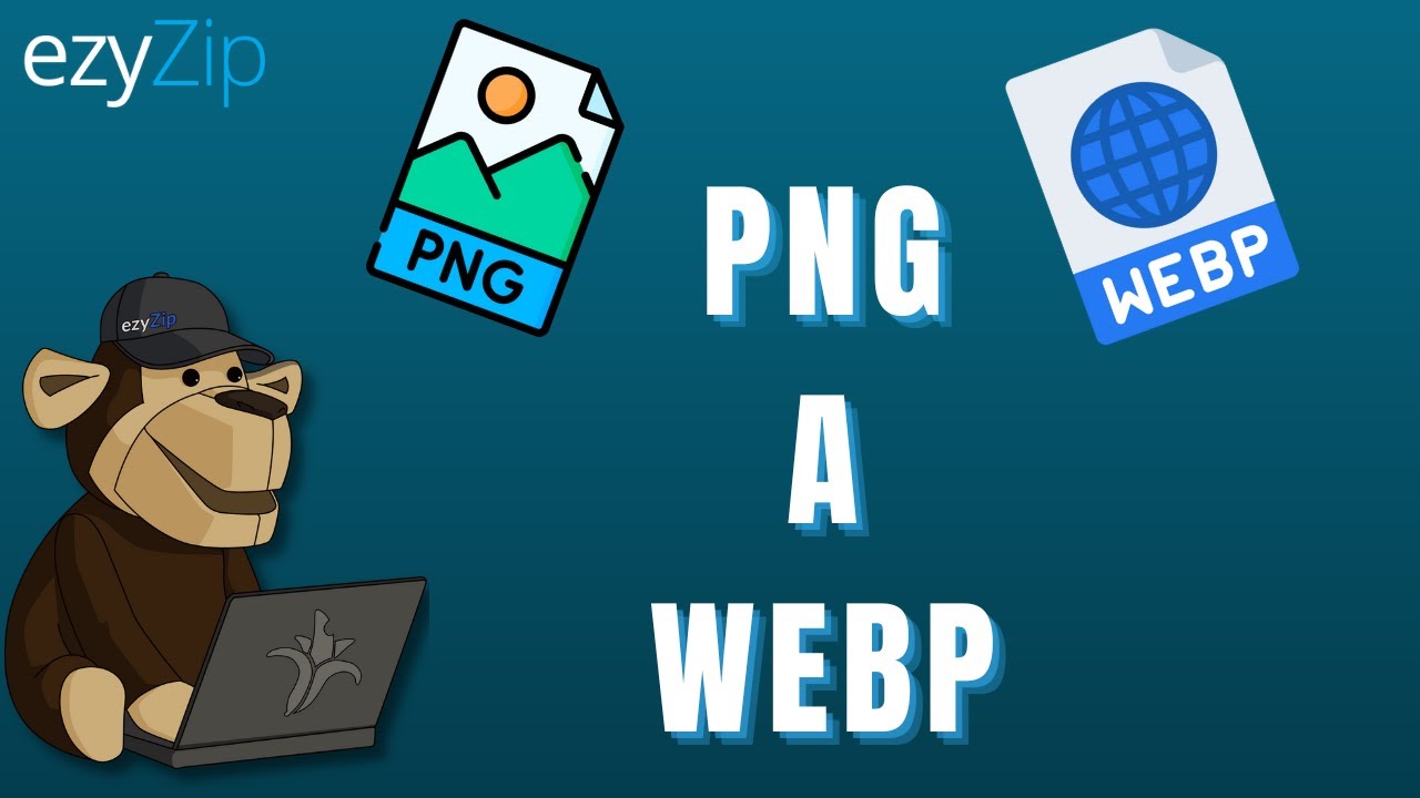 Convierte PNG a WEBP en línea (¡Rápido!) - ezyZip