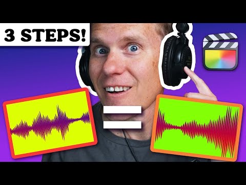 How to Match Audio in Final Cut Pro