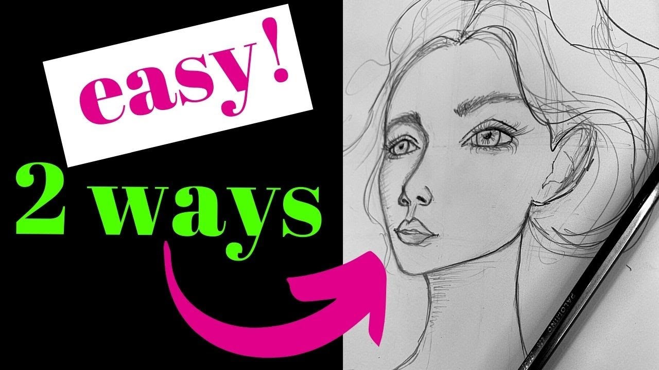 DRAWING GUIDELINES EXPLAINED for the 3/4 View - 2 EASY WAYS!!
