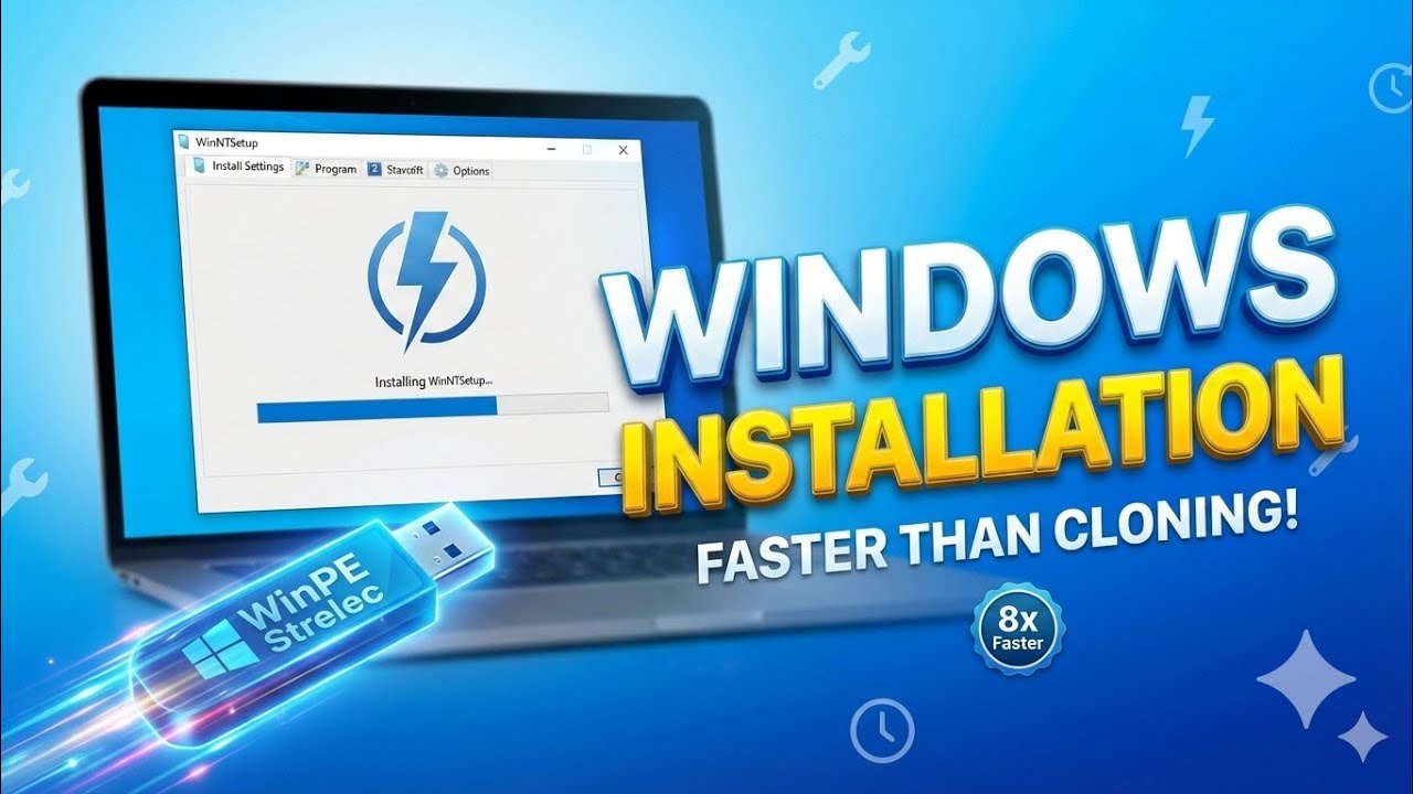 Stop Cloning!🚫 The Fastest Way to Install Windows (WinPE + WinNTSetup)