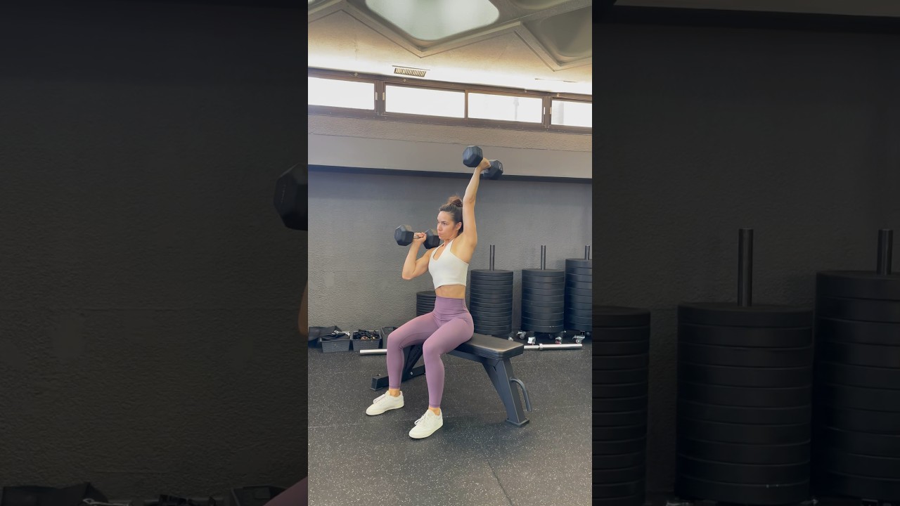 Seated Alternating DB Shoulder Press