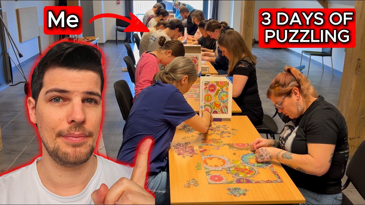 I Solved Jigsaw Puzzles For 3 Days In a Cottage With 15 Friends!