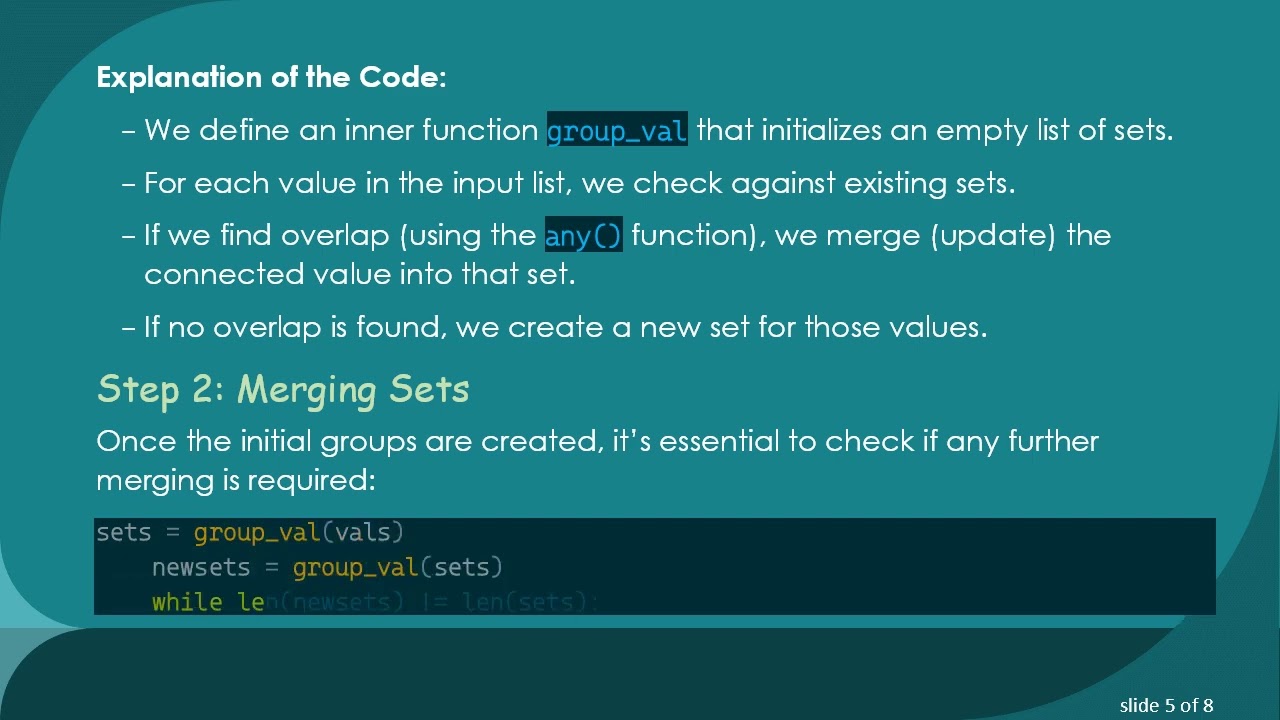 How to Identify Connected Values in an Array Using Python