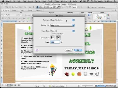 How to print oversized documents on US letter paper on your Mac