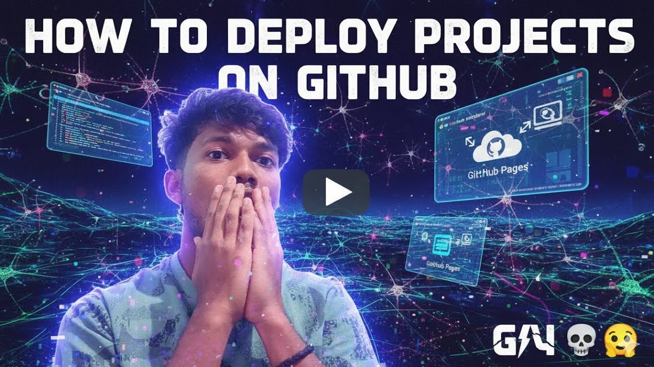 How to deploy projects on GitHub 🤯 #github 