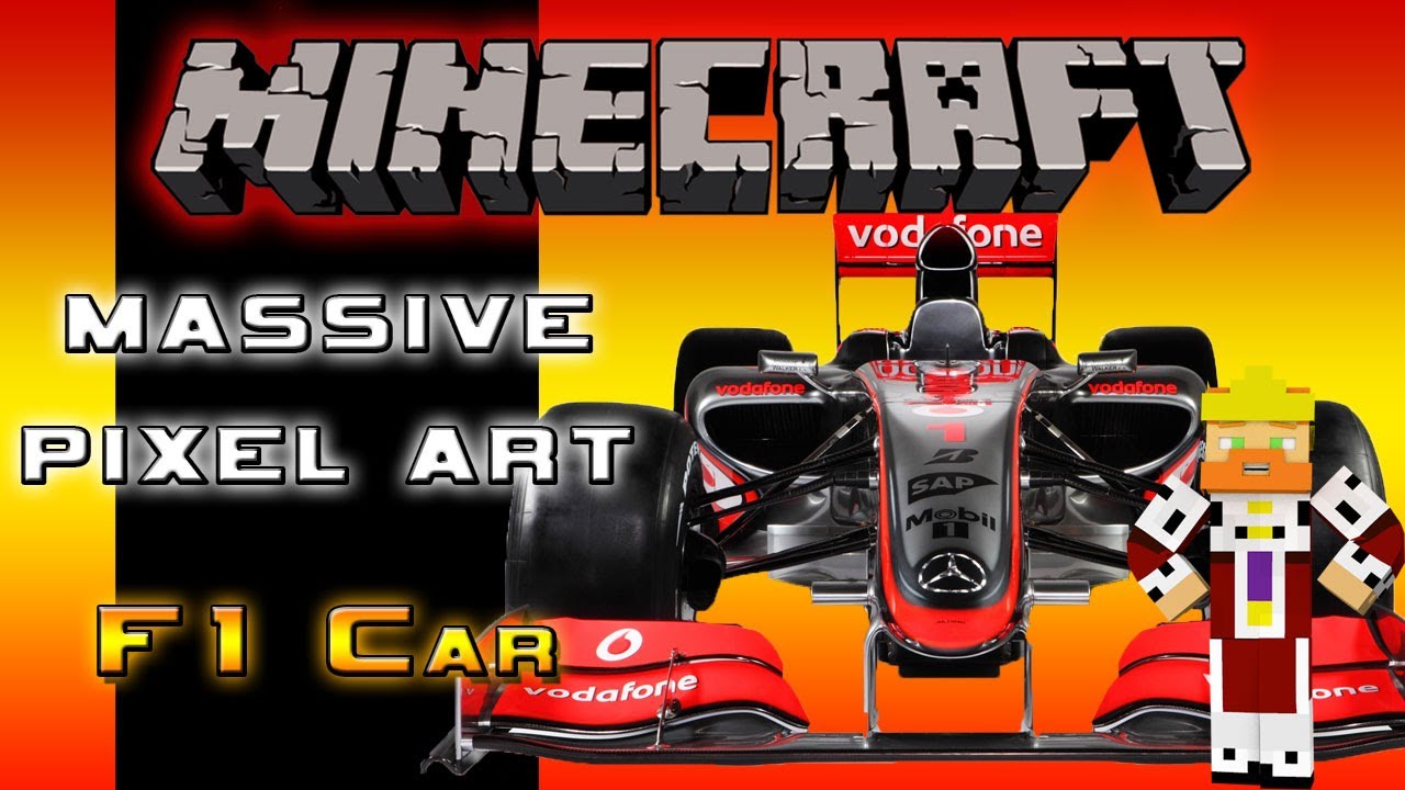 Massive Pixel Art - Build 4 - F1 Race Car!