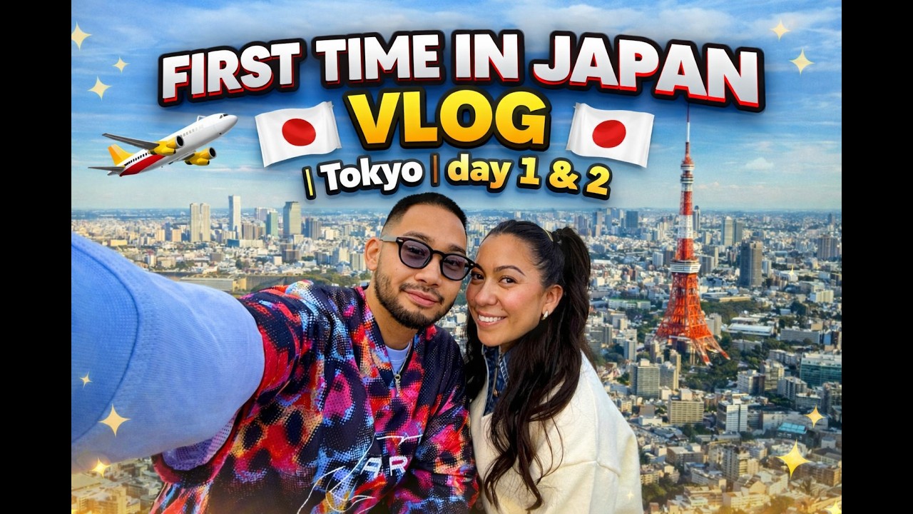 First Time in Japan Vlog 🇯🇵 Tokyo (Day 1 & 2)