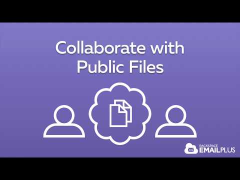 Collaborating with Public Files in Rackspace Cloud Drive