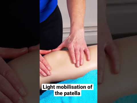 Massage mobilisation of the patella