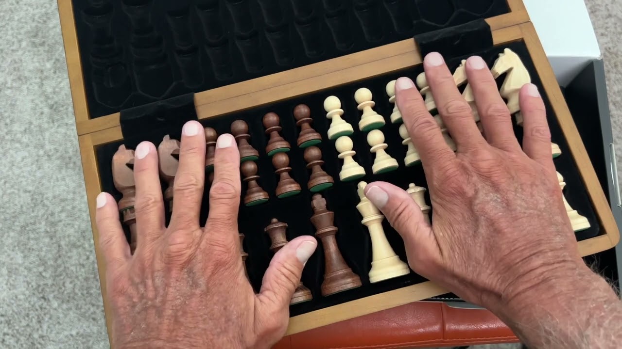 Unboxing the Wooden Chess Set
